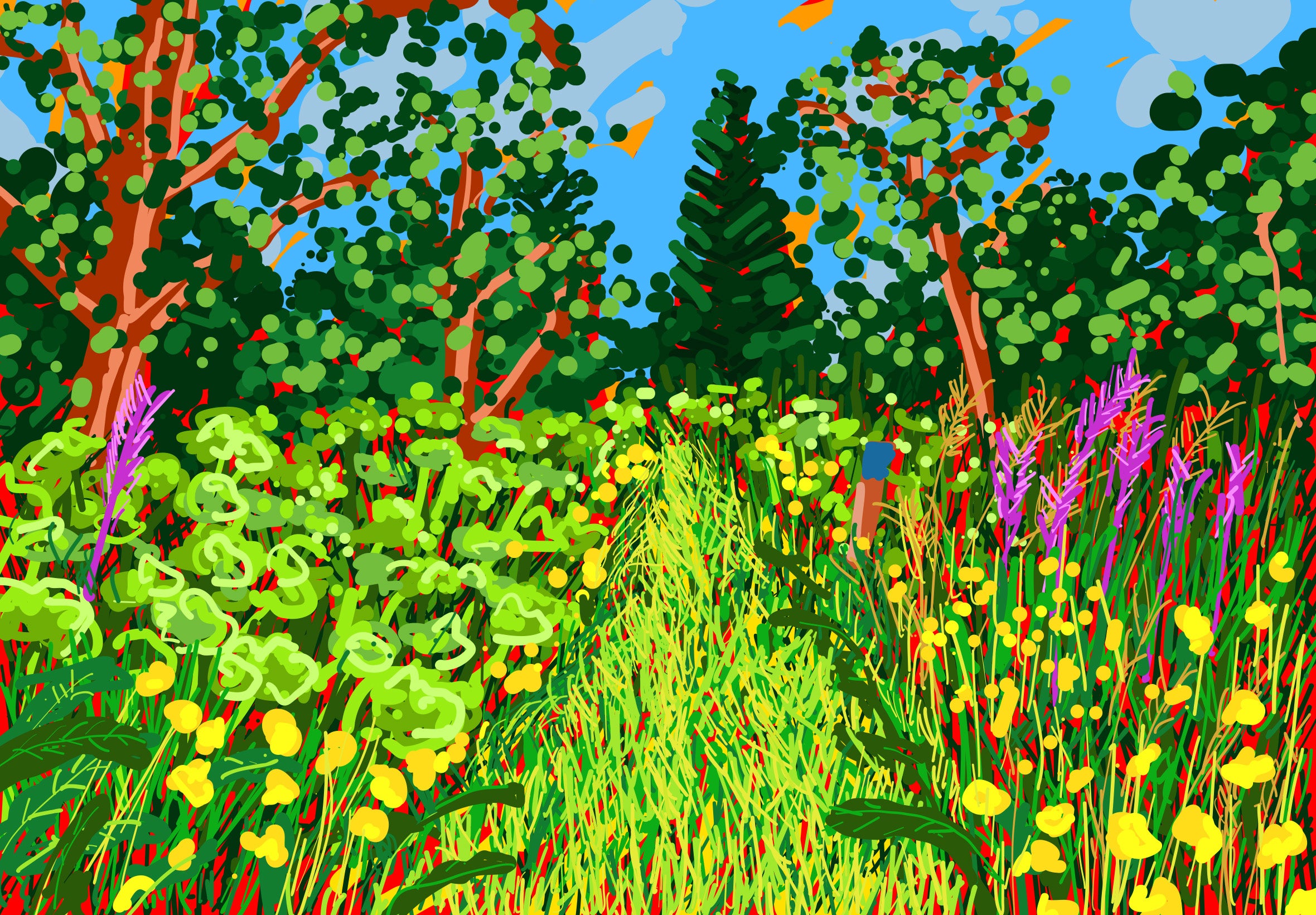 Blue Path 4 Hallormsstaður Forest – Andrew Max Modlin